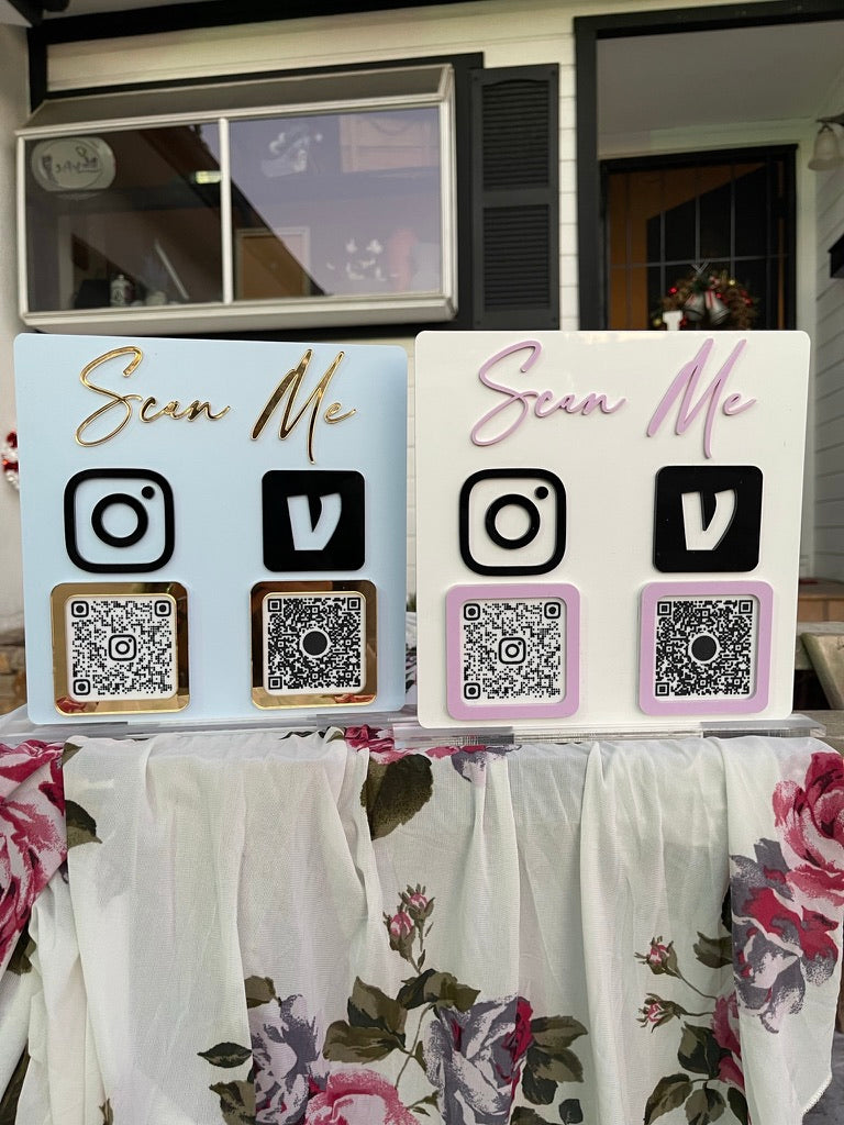 Scan Me QR Code Sign Laser Cut File- DIGITAL FILE NOT AN ACTUAL ITEM ...
