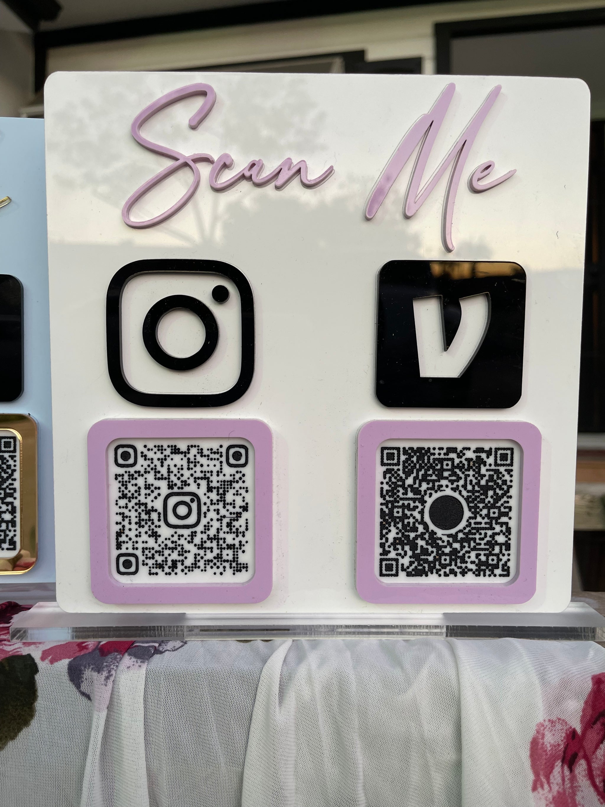 Business QR Code Sign – LambsGarage